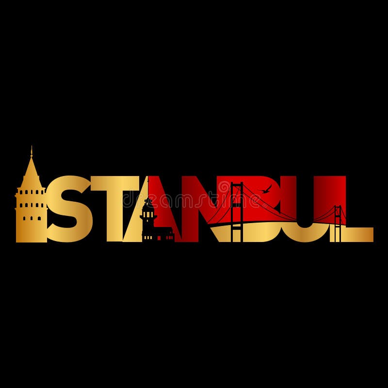 Istanbul Logo, Icon and Symbol Vector Illustration Stock Vector ...
