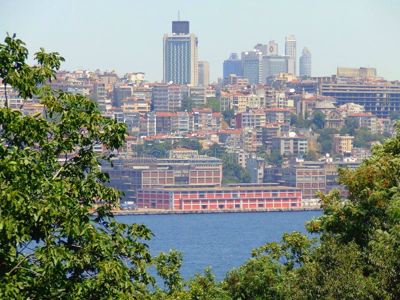 Istanbul modern city stock image. Image of metropolis - 16677785