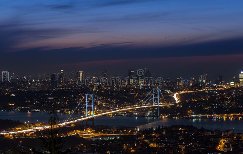 Istanbul at night picture stock photo. Image of capetown - 65771188