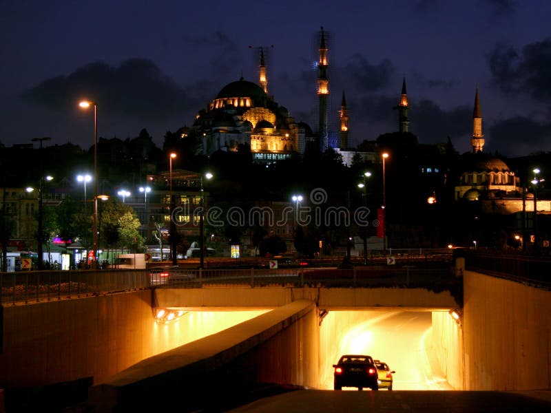 An Istanbul night stock photo. Image of sarayburnu, oriental - 9181448
