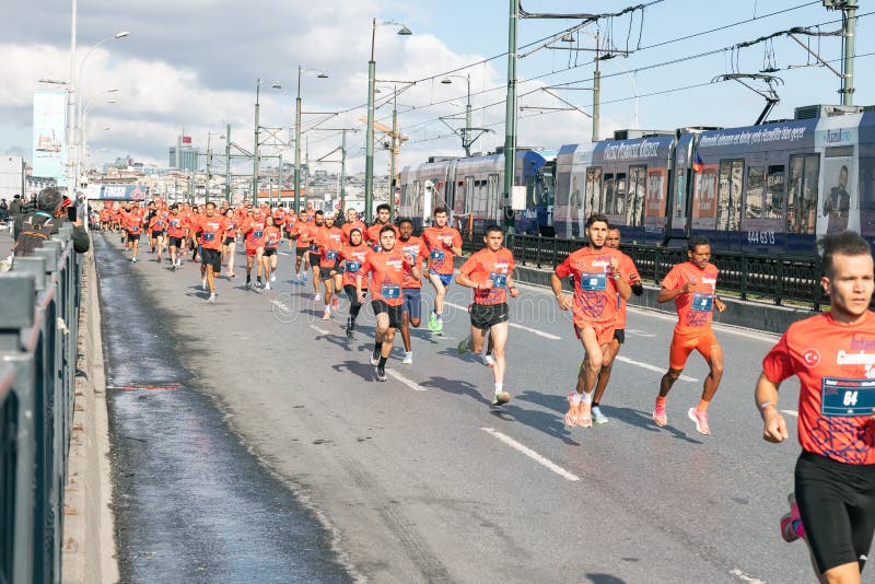 Istanbul October 29 7K Run Event Editorial Photo - Image of city ...