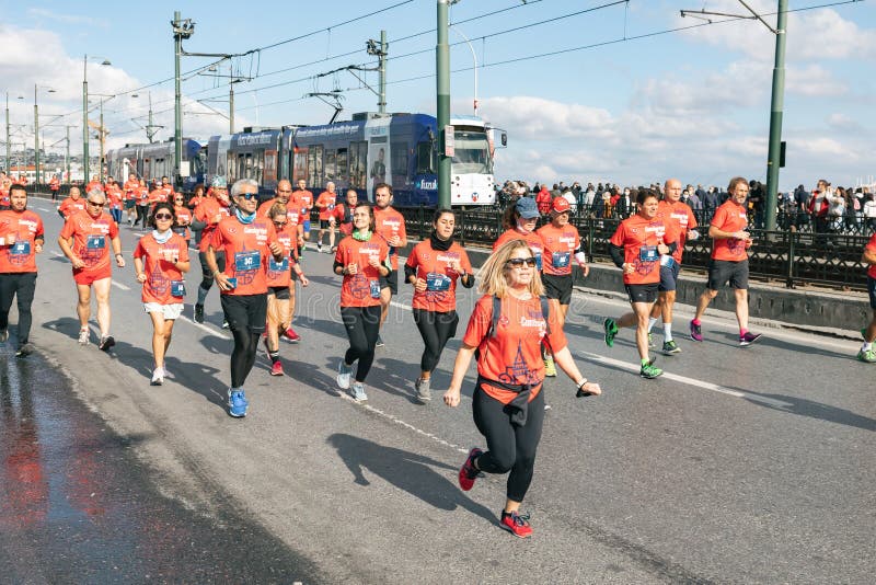 Istanbul October 29 7K Run Event Editorial Stock Photo - Image of ...