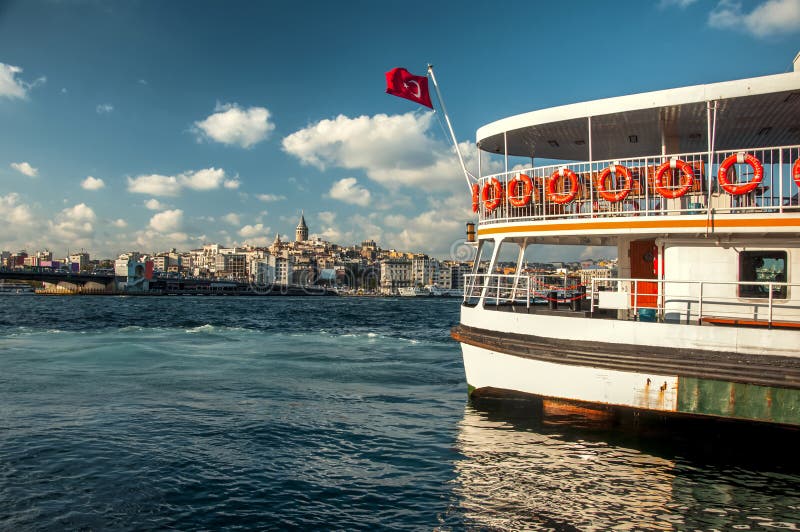 Istanbul passenger ferries stock photo. Image of streetlife - 310137776