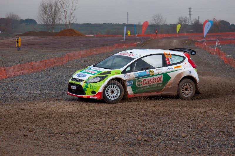 Rally Car Castrol editorial stock photo. Image of drive - 18883958