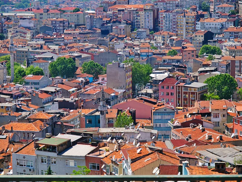 Istanbul Residential Buildings Stock Image - Image of dome, city: 148599183