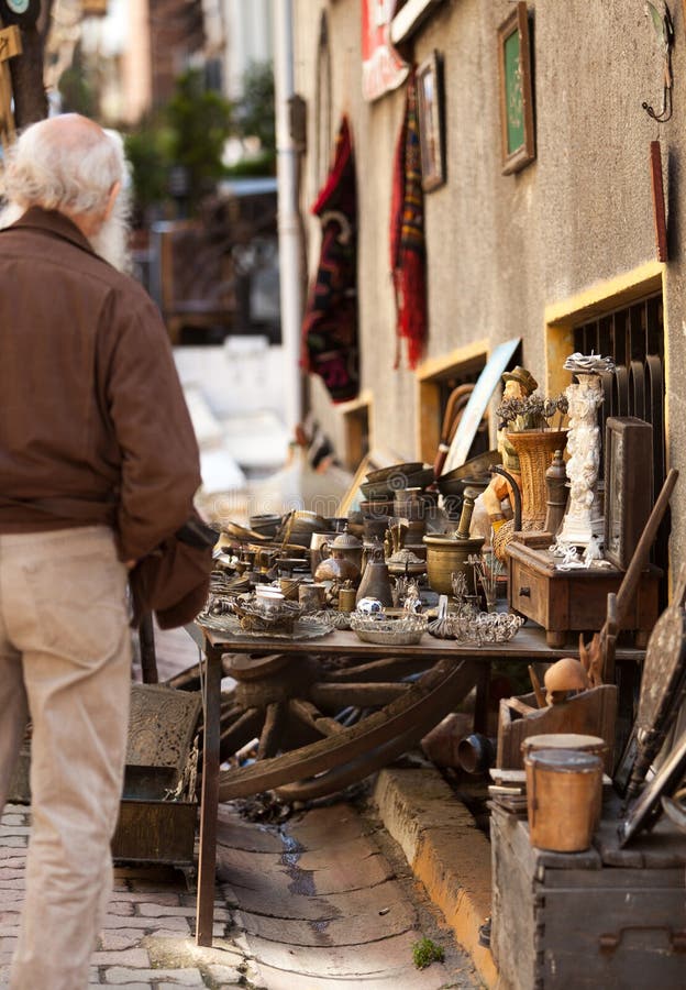 Istanbul Side Street Items stock image. Image of street - 35680059