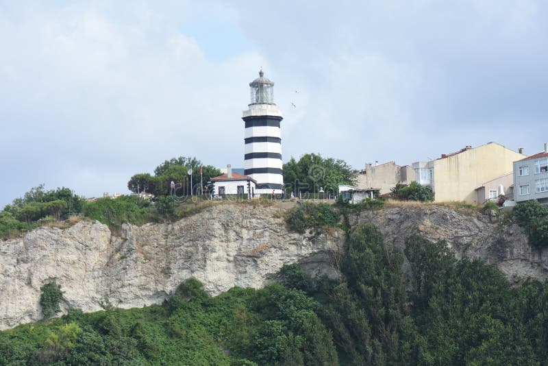 Ä°stanbul, Sile Overview and Sile Lighthouse Stock Image - Image of ...