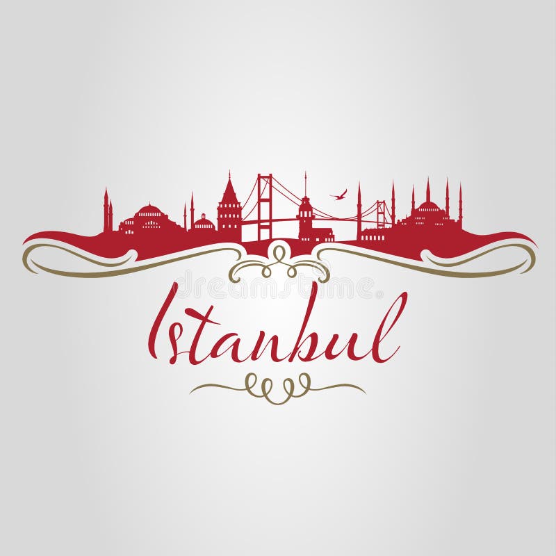 Istanbul Logo, Icon and Symbol Vector Illustration Stock Vector ...