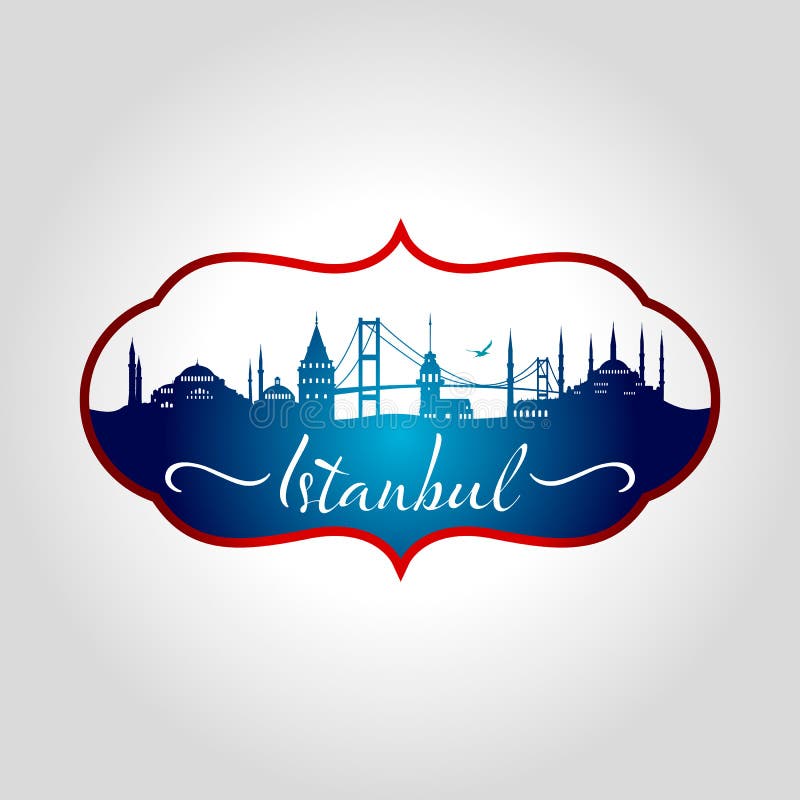 Istanbul Logo, Icon and Symbol Vector Illustration Stock Vector ...