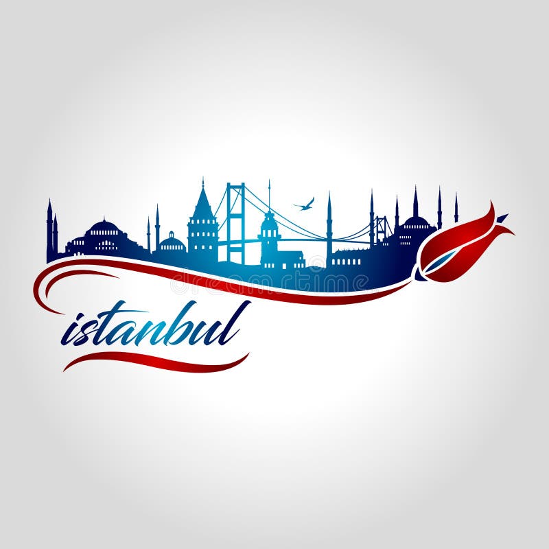Istanbul Logo, Icon and Symbol Vector Illustration Stock Vector ...