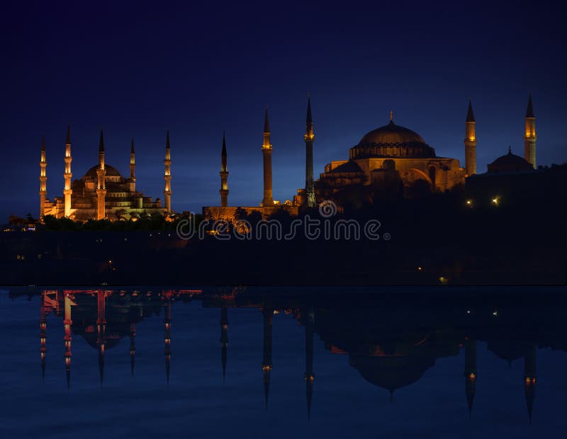 Istanbul Silhouette stock image. Image of silhouette, travel - 5828709