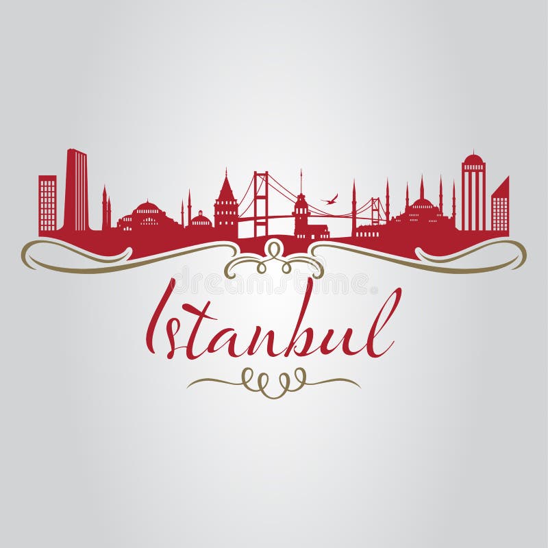 Istanbul Logo, Icon and Symbol Vector Illustration Stock Vector ...