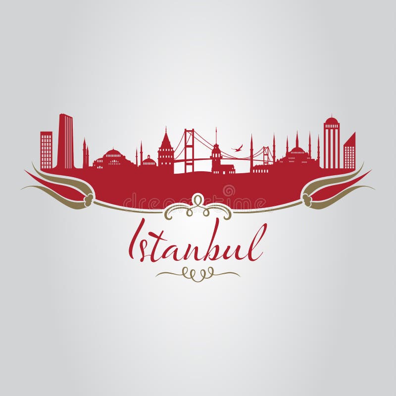 Istanbul Logo, Icon and Symbol Vector Illustration Stock Vector ...