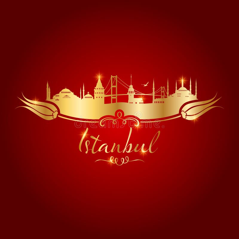 Istanbul Logo, Icon and Symbol Vector Illustration Stock Vector ...