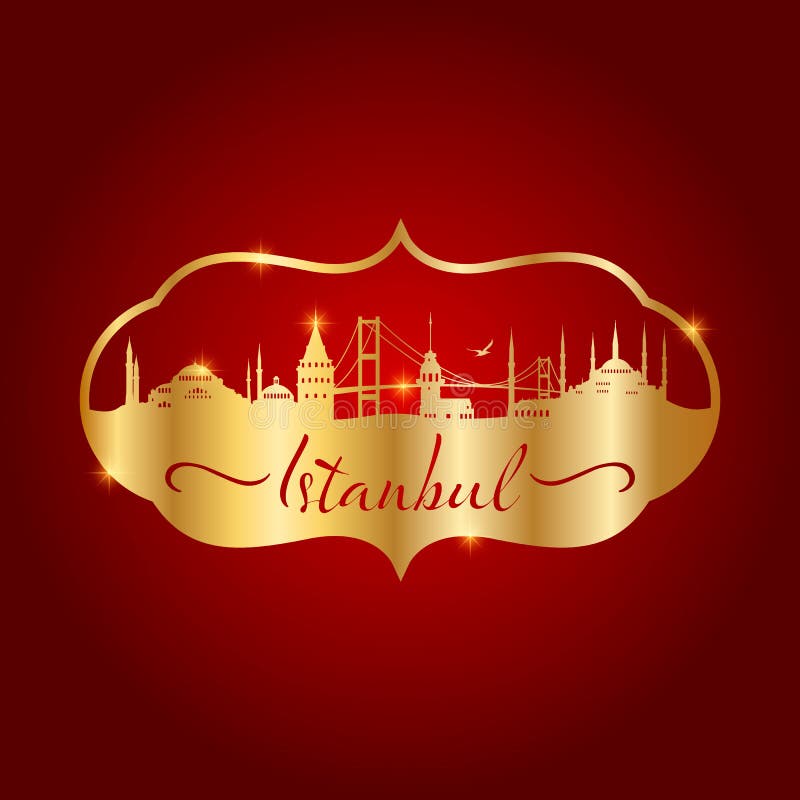 Istanbul Logo, Icon and Symbol Vector Illustration Stock Vector ...