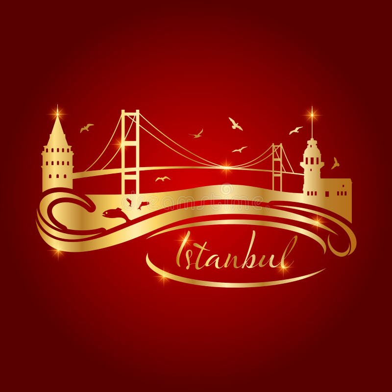 Istanbul Logo, Icon and Symbol Vector Illustration Stock Vector ...