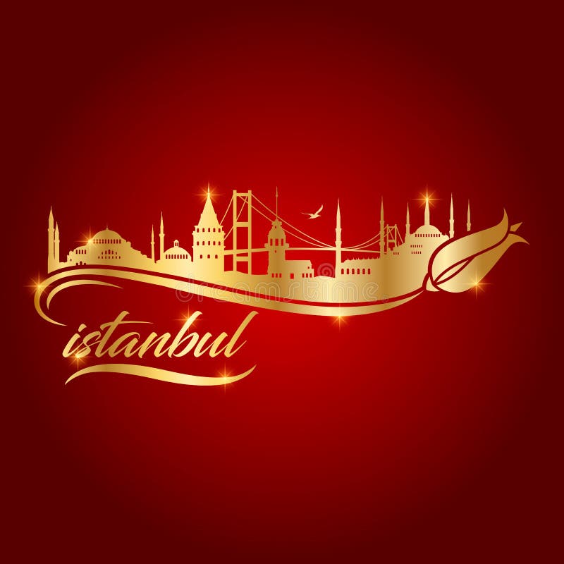 Istanbul Logo, Icon and Symbol Vector Illustration Stock Vector ...