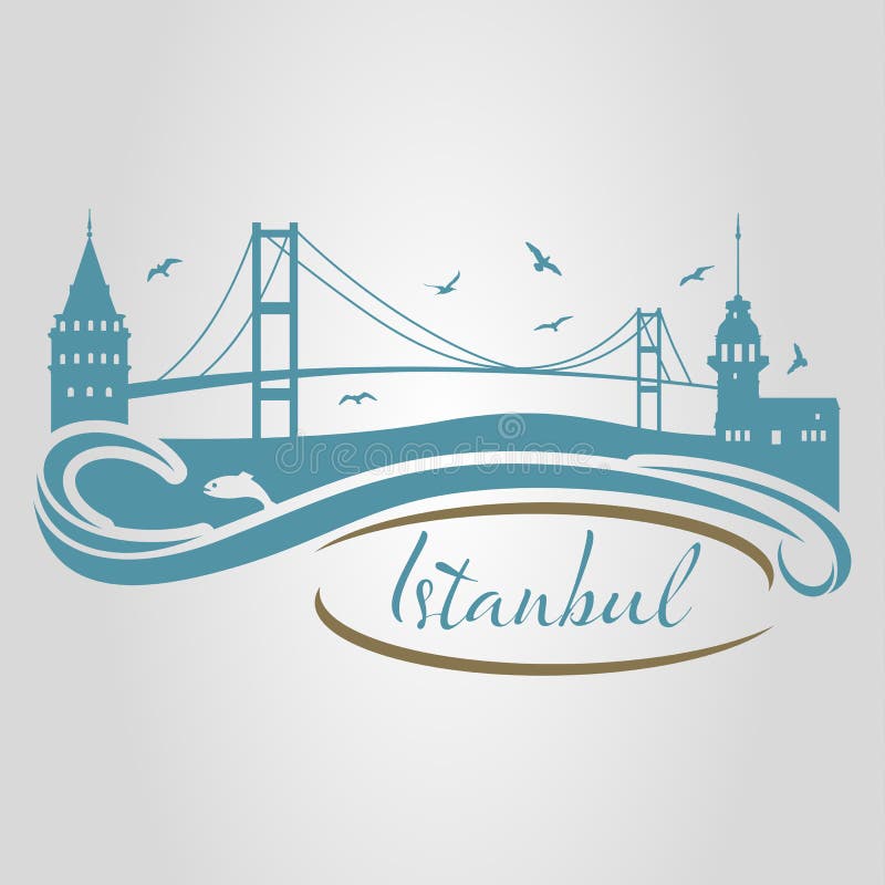 Istanbul Logo, Icon and Symbol Vector Illustration Stock Vector ...