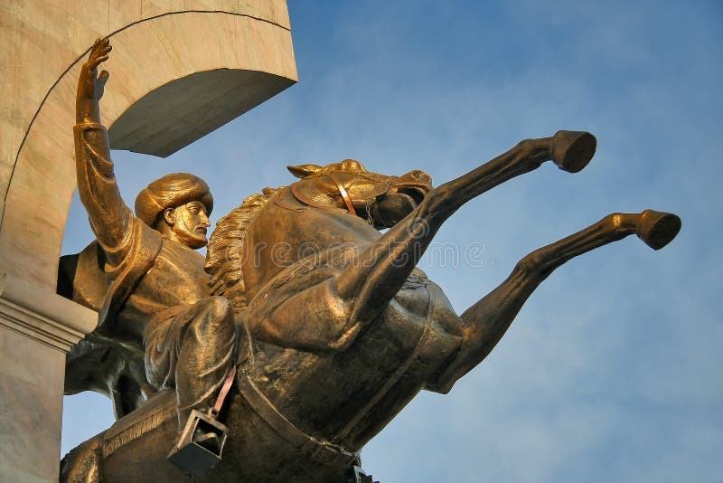 Istanbul statue stock image. Image of center, istanbul - 44496169