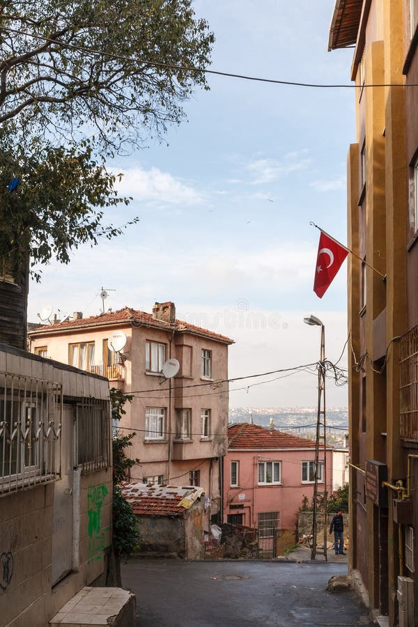 Istanbul street editorial image. Image of city, street - 185506705