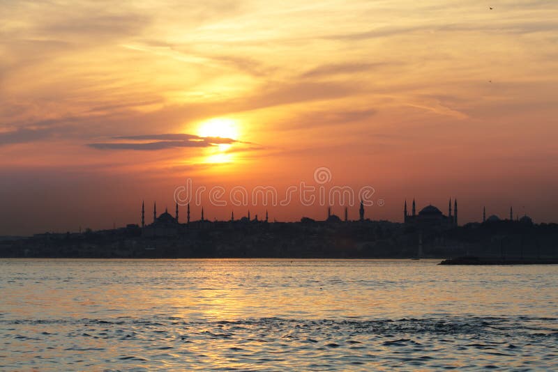 Istanbul Sunset stock image. Image of sunset, culture - 14476361