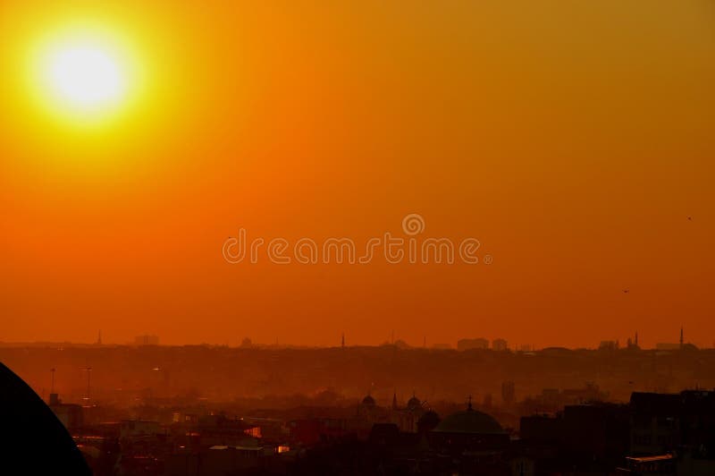 Istanbul sunset stock photo. Image of architecture, islamic - 39512418
