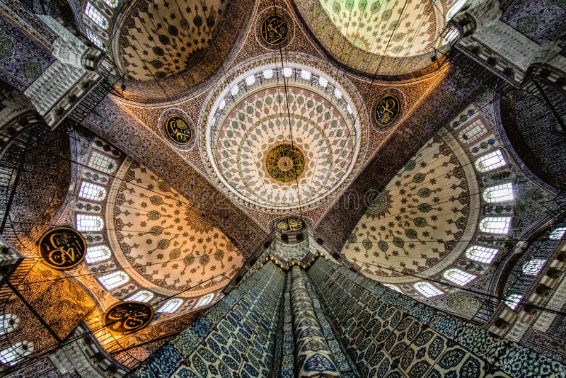 Interior of the Blue Mosque Stock Photo - Image of ancient, blue: 101319012
