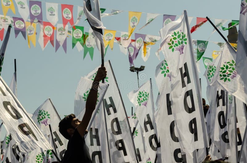HDP Launch Their 2015 Election Campaign, Istanbul, Turkey Editorial ...