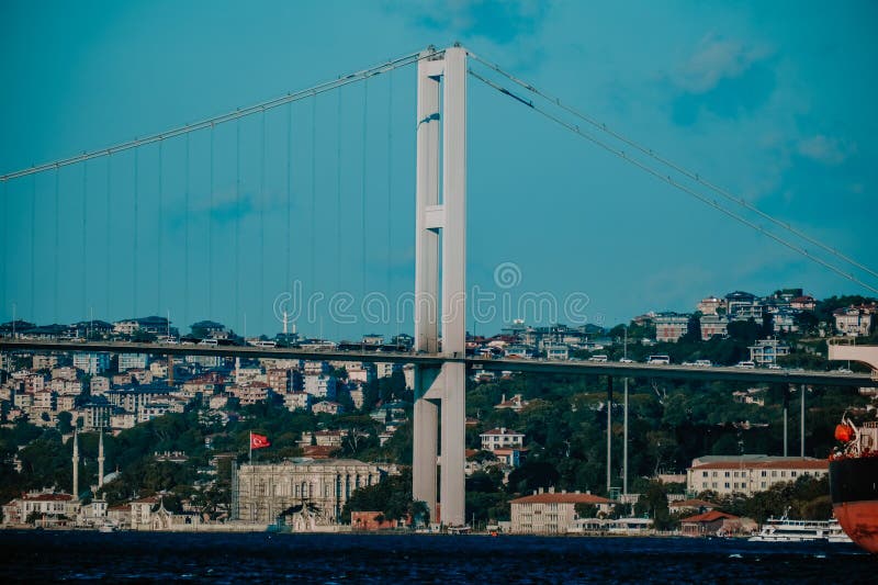 Bosphorus Bridge in Istanbul, Turkey Editorial Stock Photo - Image of ...