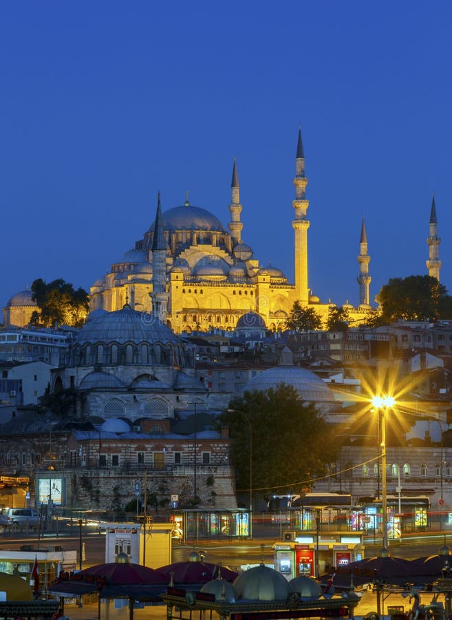Fatih Mosque In District Of Istanbul, Turkey Editorial Photography ...