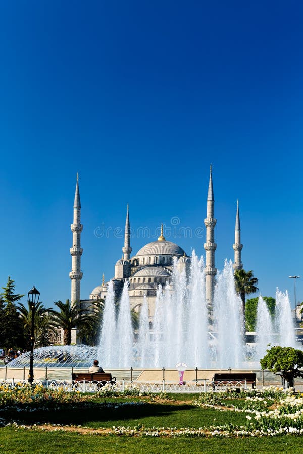 Istanbul Turkey. the Blue Mosque Editorial Stock Image - Image of ...