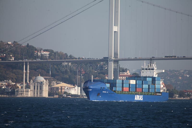 22-11-2021 Istanbul-Turkey: Russian Warship Crosses the Bosphorus ...