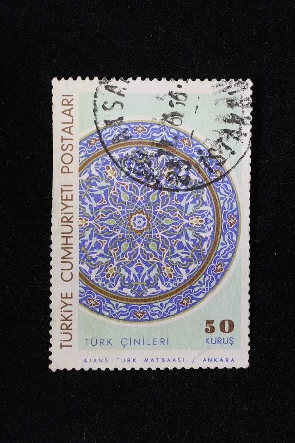 Isolated Turkish Stamp editorial photo. Image of turkish - 374574676