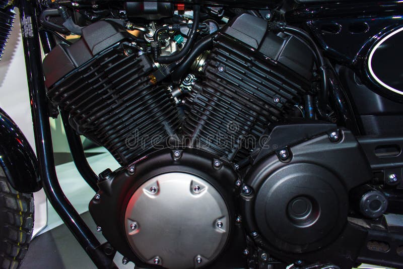 Motorcycle engine block editorial photo. Image of gear - 188802071