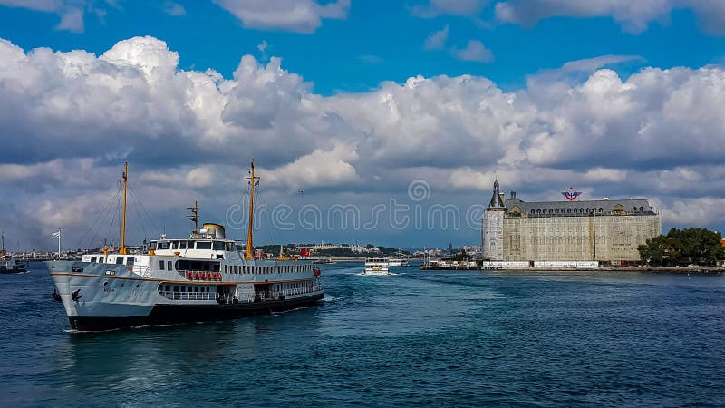 11-11-2021 Istanbul-Turkey Ferry Expedition in the Bosphorus Editorial ...