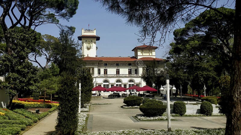 12-07-2022 Istanbul-Turkey: Garden of the Khedive Pavilion Stock Image ...