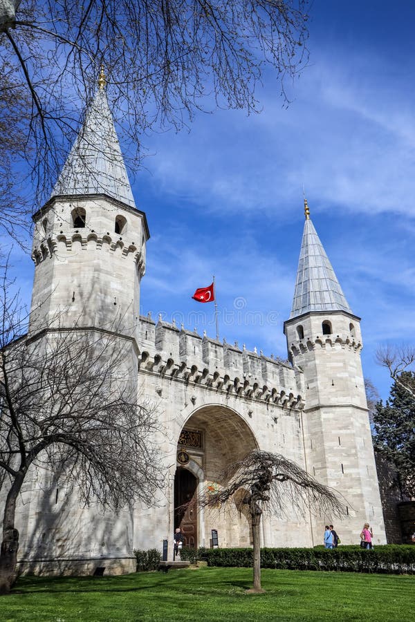 14-04-2023 Istanbul-Turkey: the Gate of Topkapi Palace Sultanahmet, in ...