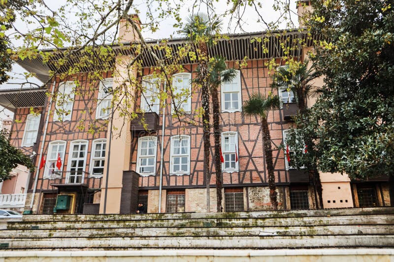 07-04-2023 Istanbul-Turkey: Historical Old Town Hall in Bursa Stock ...