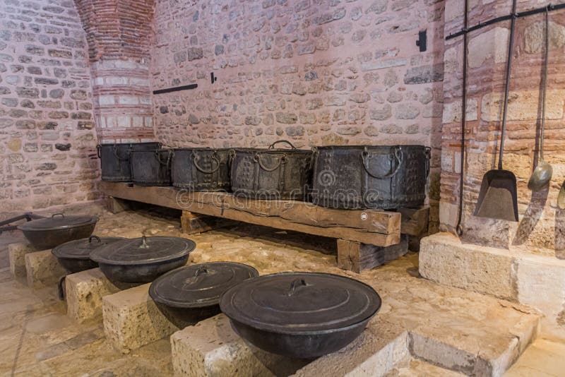 ISTANBUL, TURKEY - JULY 22, 2019: Kitchen Exhibits in Topkapi Palace in ...