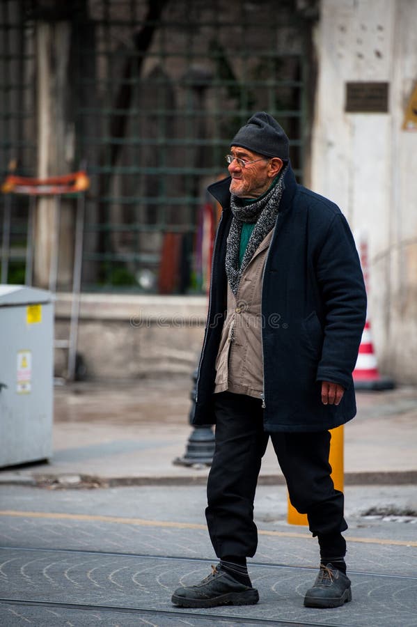 ISTANBUL, TURKEY - MARCH 18 2013: People Walk the Streets of Istanbul ...