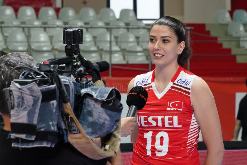 Turkey Womens National Volleyball Team Media Day In Istanbul Turkiye