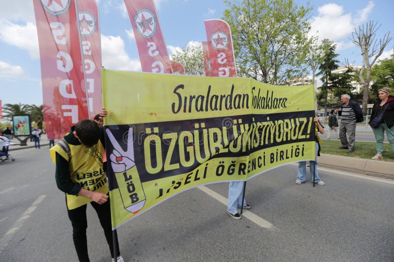 International Workers Day in Istanbul, Turkey Editorial Stock Image ...