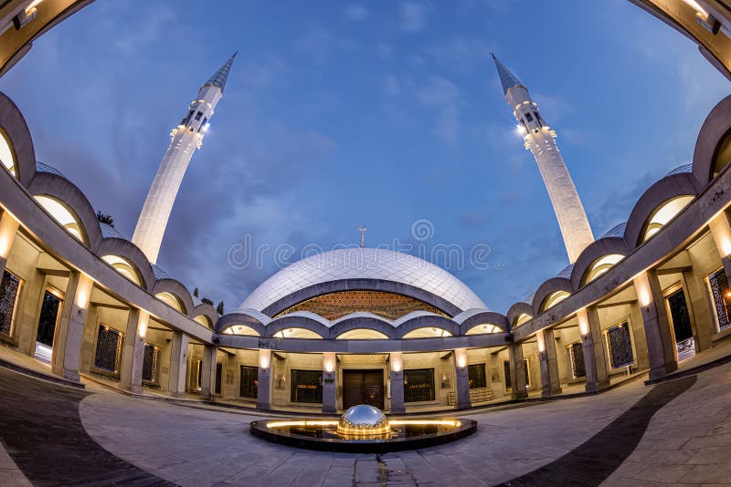 Istanbul Turkey, May 4, 2023 Sakirin Mosque Long Exposure Uskudar ...