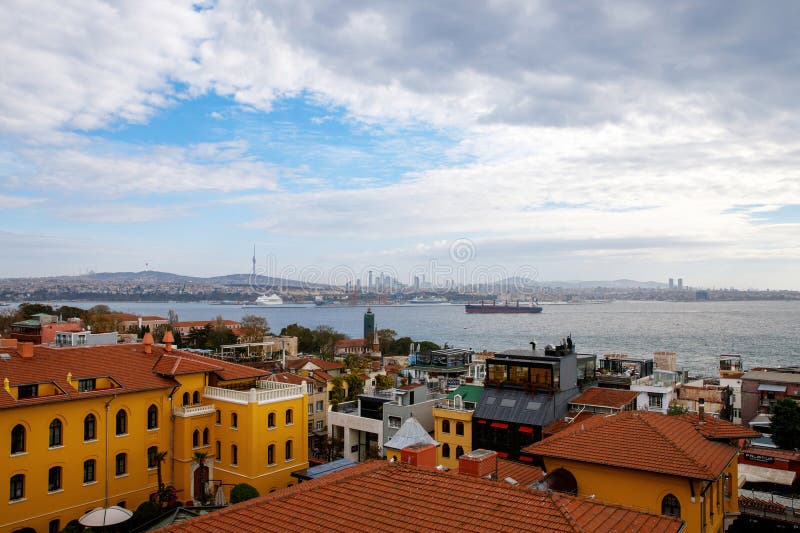 ISTANBUL, TURKEY - NOVEMBER 19, 2022. Nice View of Historical District ...