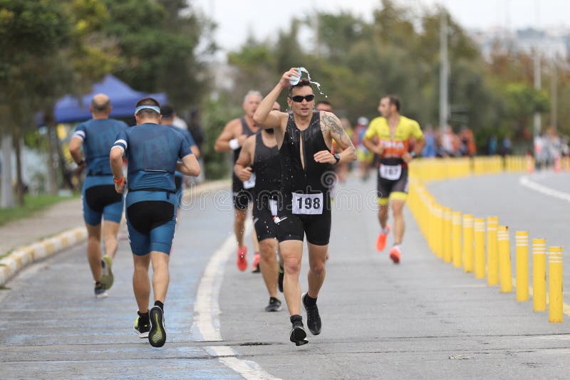 Istanbul Sprint Triathlon editorial image. Image of speed - 202445460