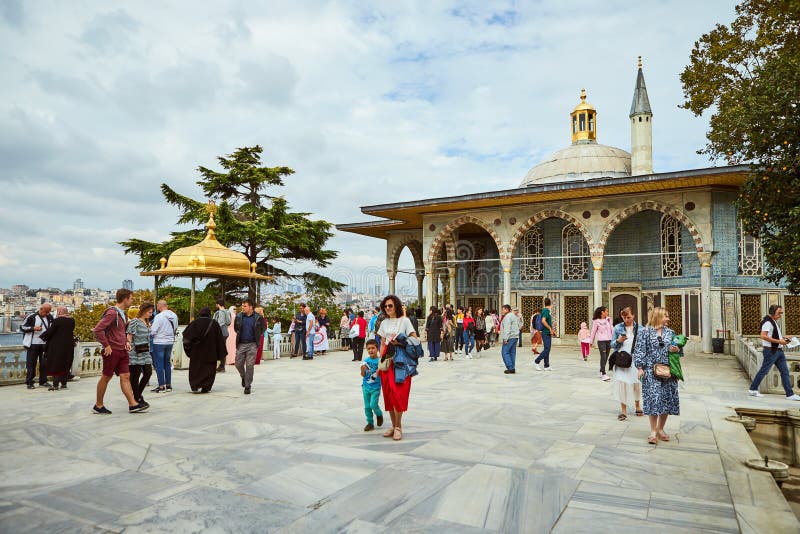 Istanbul, Turkey - October 11 2019: Topkapi Palace Istanbul Turkey ...