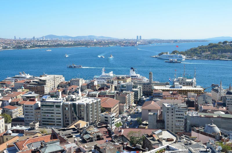 Istanbul, Turkey, October, 19, 2013. Views of Istanbul Editorial Image ...