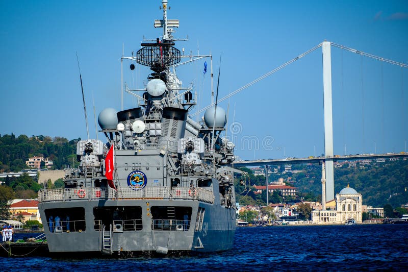 ISTANBUL, TURKEY - OCTOBER 07, 2023: War Ship Turkish Editorial Image ...