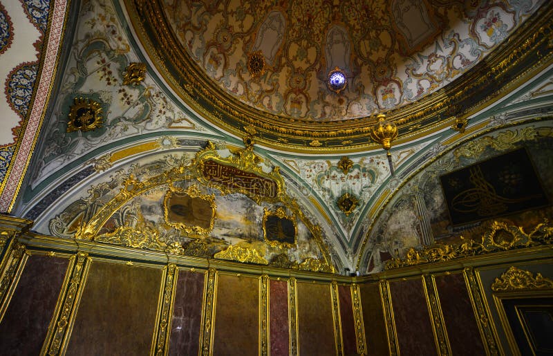 Interior of Topkapi Palace in Istanbul, Turkey Stock Photo - Image of ...