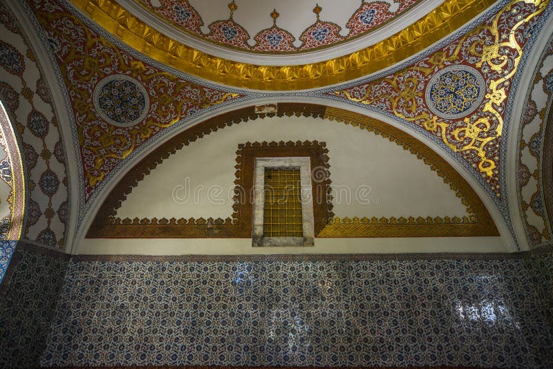 Interior of Topkapi Palace in Istanbul, Turkey Stock Image - Image of ...
